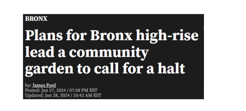 News – Bronx Community Board 6
